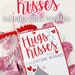 Hugs and Kisses Valentine's Day Printable Tags Valentine Class Team ...