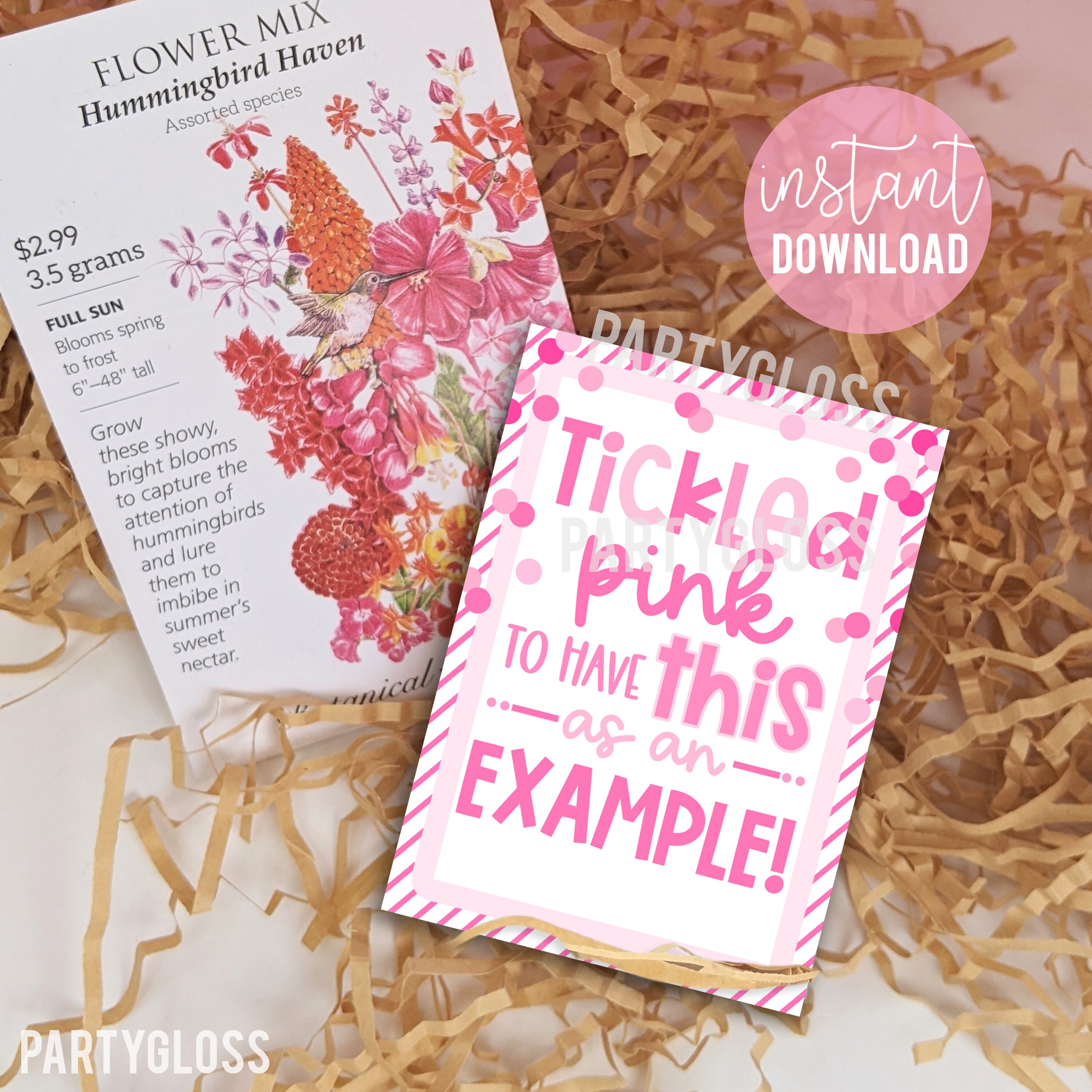 Teacher Appreciation Printable Tag | Tickled Pink Printable | Tickled ...