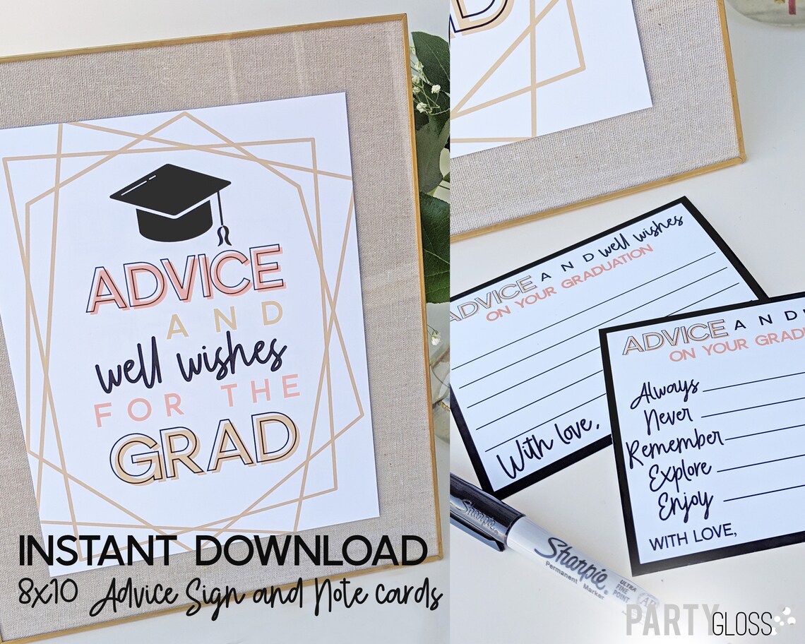 Graduation Printable Package Grad Party Decor Class of - Etsy