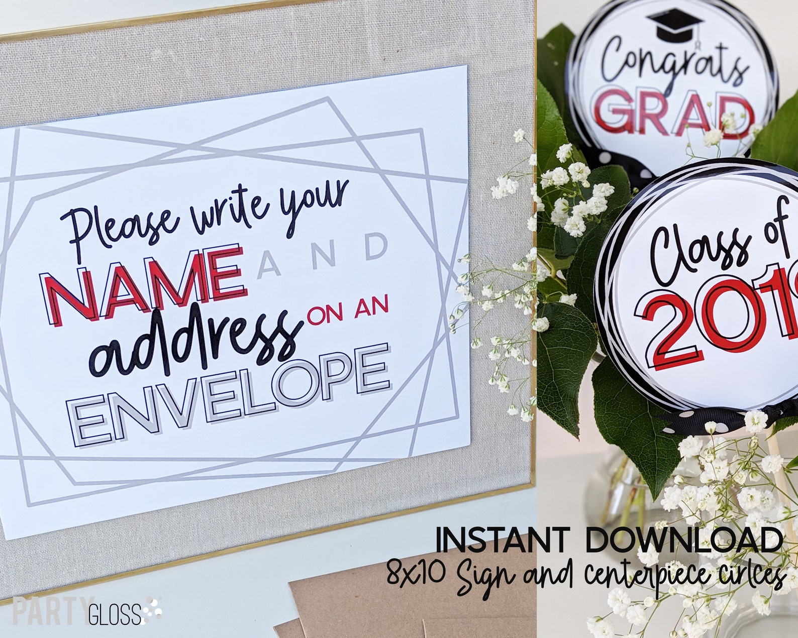 Graduation Printable Package | Grad Party Decor | Class of 2023 ...