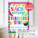 Teacher Appreciation Nacho Average Printable Poster, Nachos Mexican ...