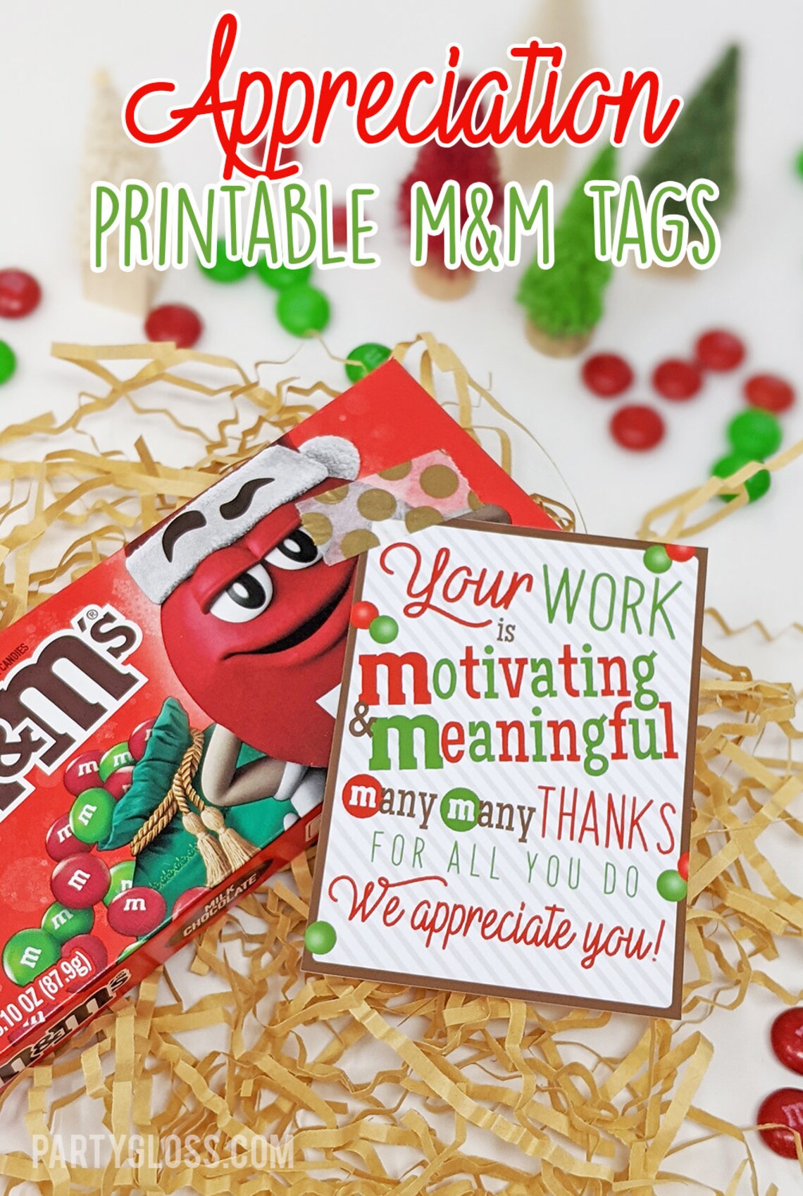 Christmas Holiday Appreciation Printable Tag Teacher Tags - Etsy