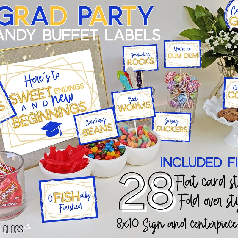 Graduation Candy Labels - Etsy