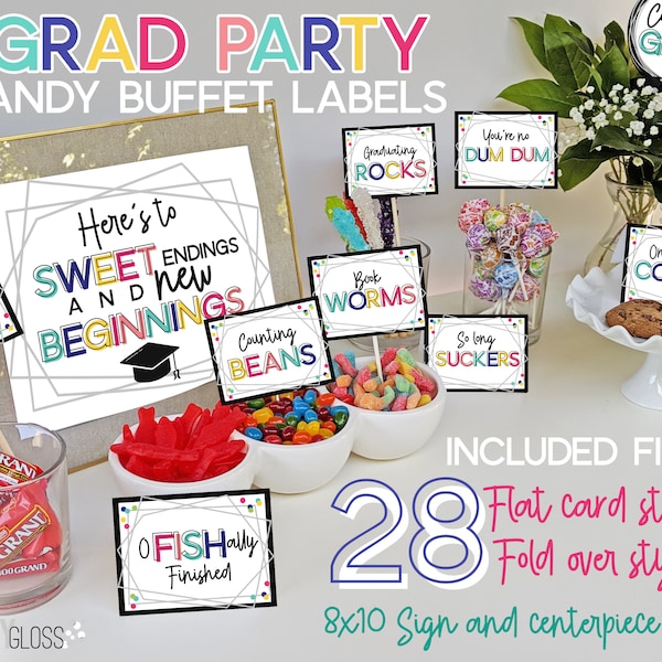 Candy Buffet Tags - Etsy