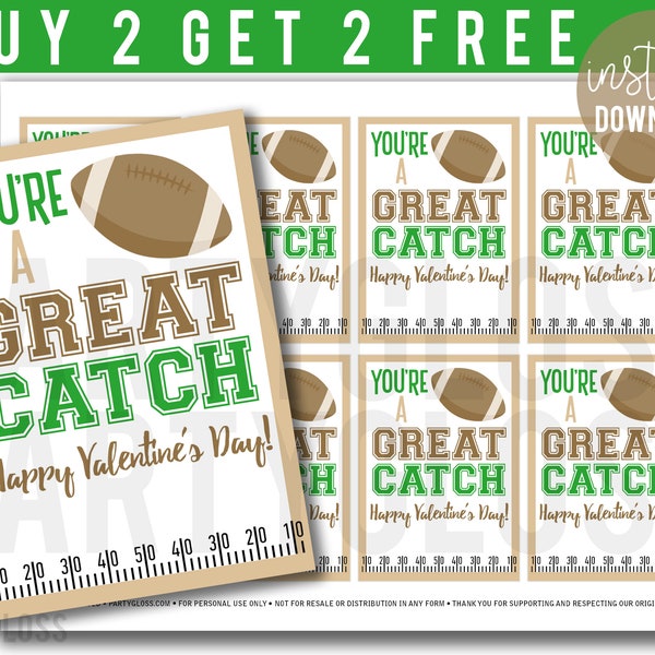 Football Valentine - Etsy