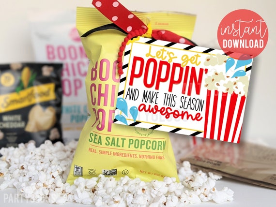 Swim Team Printable Tag Microwave Popcorn Card Dive Team - Etsy