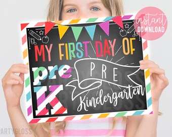 Welcome Back to School Printable Sign Rainbow Back to School - Etsy