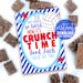 Volleyball Crunch Time Good Luck Printable Gift Tags, Chocolate Candy ...