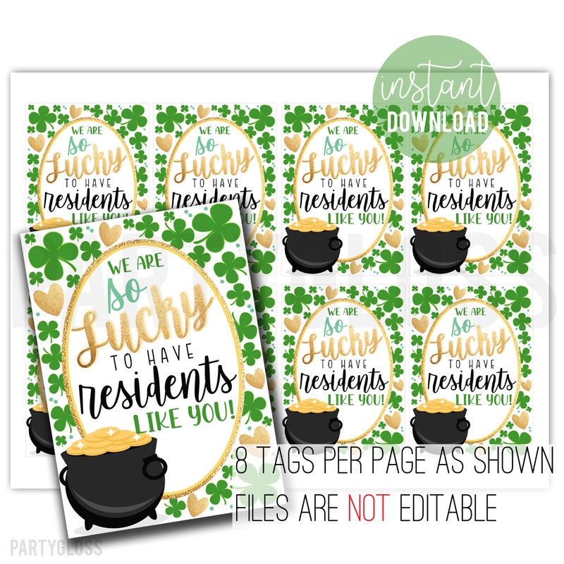 Door Tags for Residents - Etsy