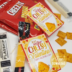Cheese Valentine's Day Printable, String Cheese Valentine, Cheesey ...