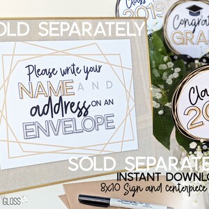 Graduation Welcome Sign | Grad Party Hashtag Sign | Class of 2020 ...
