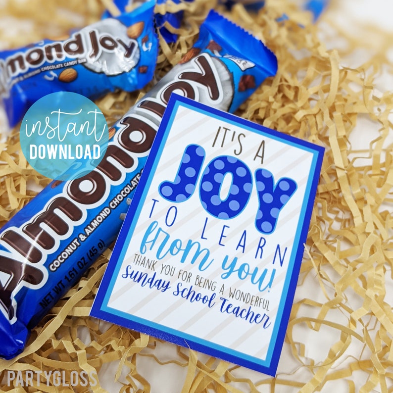 Sunday School Teacher Appreciation Printable Printable Joy - Etsy