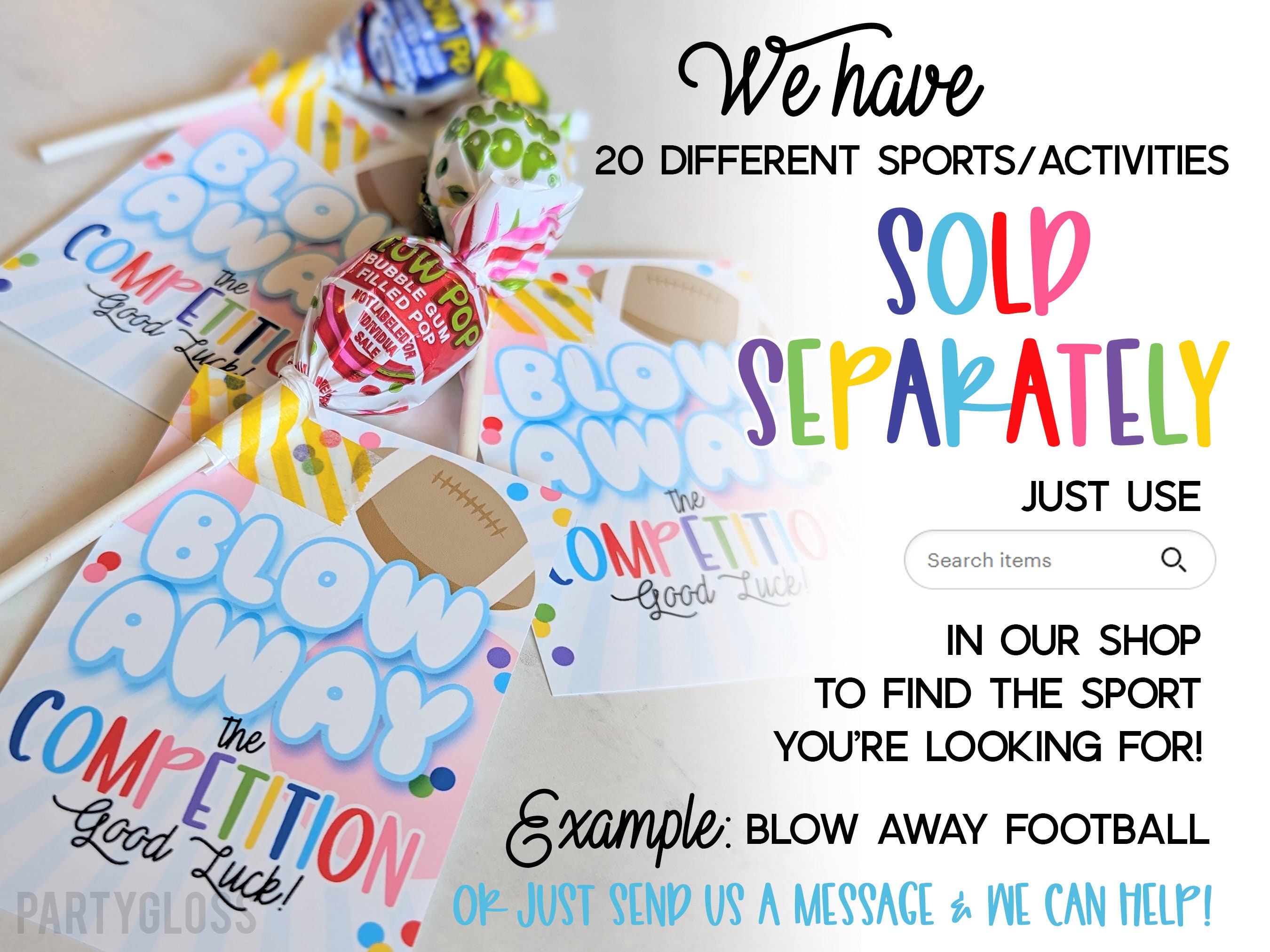 Editable Dance Blow Away the Competition Printable Tags Good Luck ...