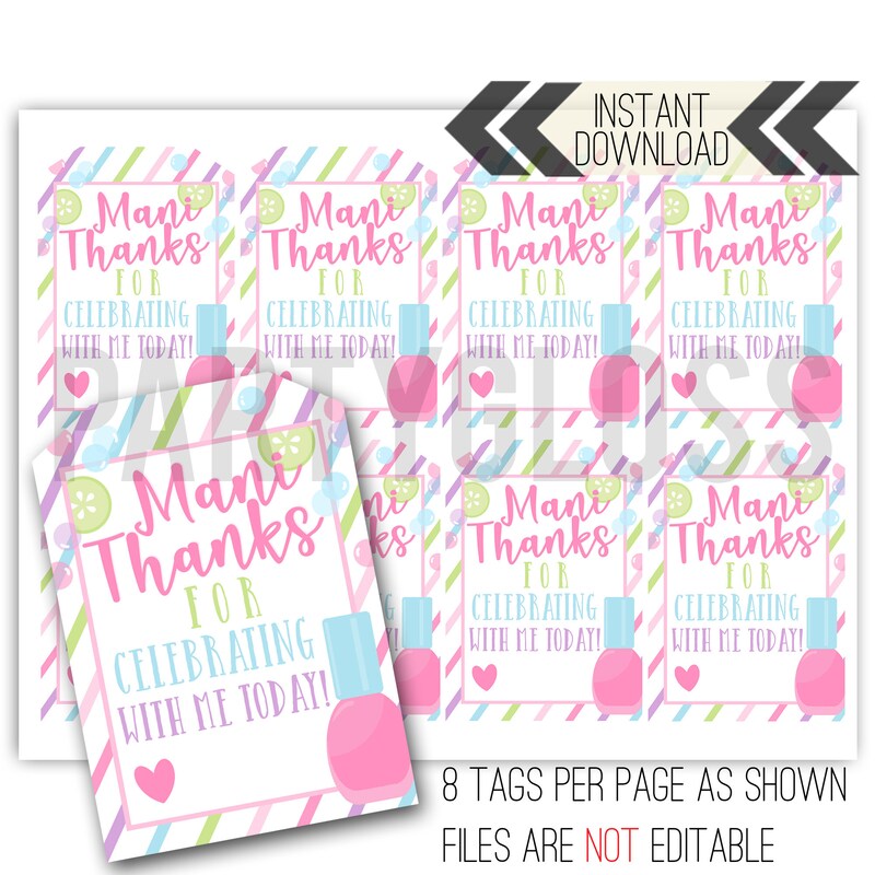 Mani Thanks - Etsy