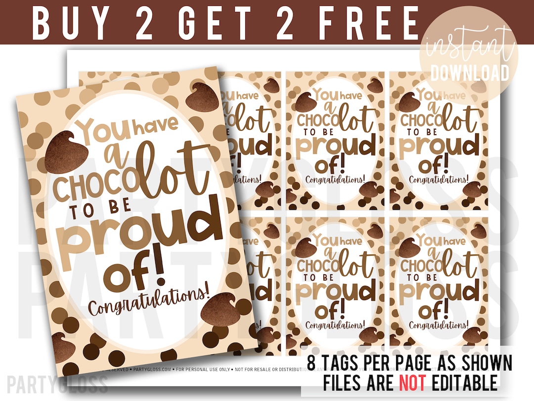 Congratulations Printable Tags, Proud Of, You Did It, Test Testing, New ...