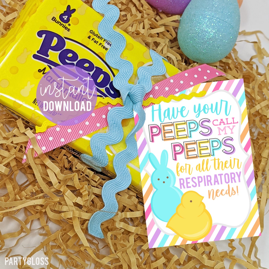Respiratory Referral Peeps Printable Tags Have Your Peeps - Etsy