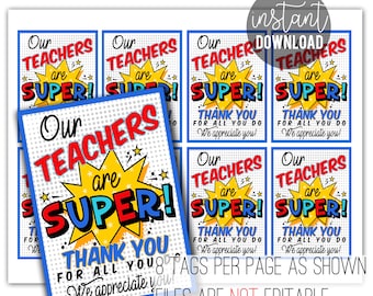 Super Hero Thank You - Etsy