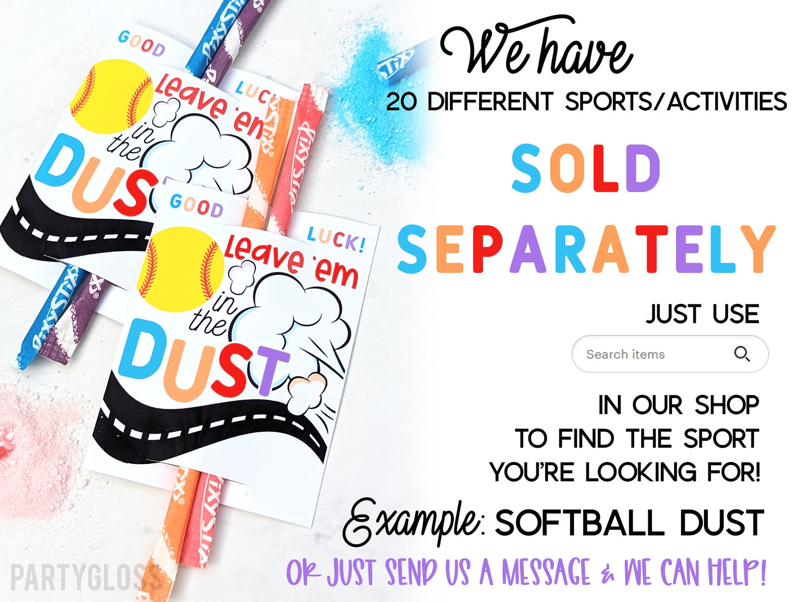 Volleyball Leave 'em in the Dust Printable Gift Tags Good Luck ...