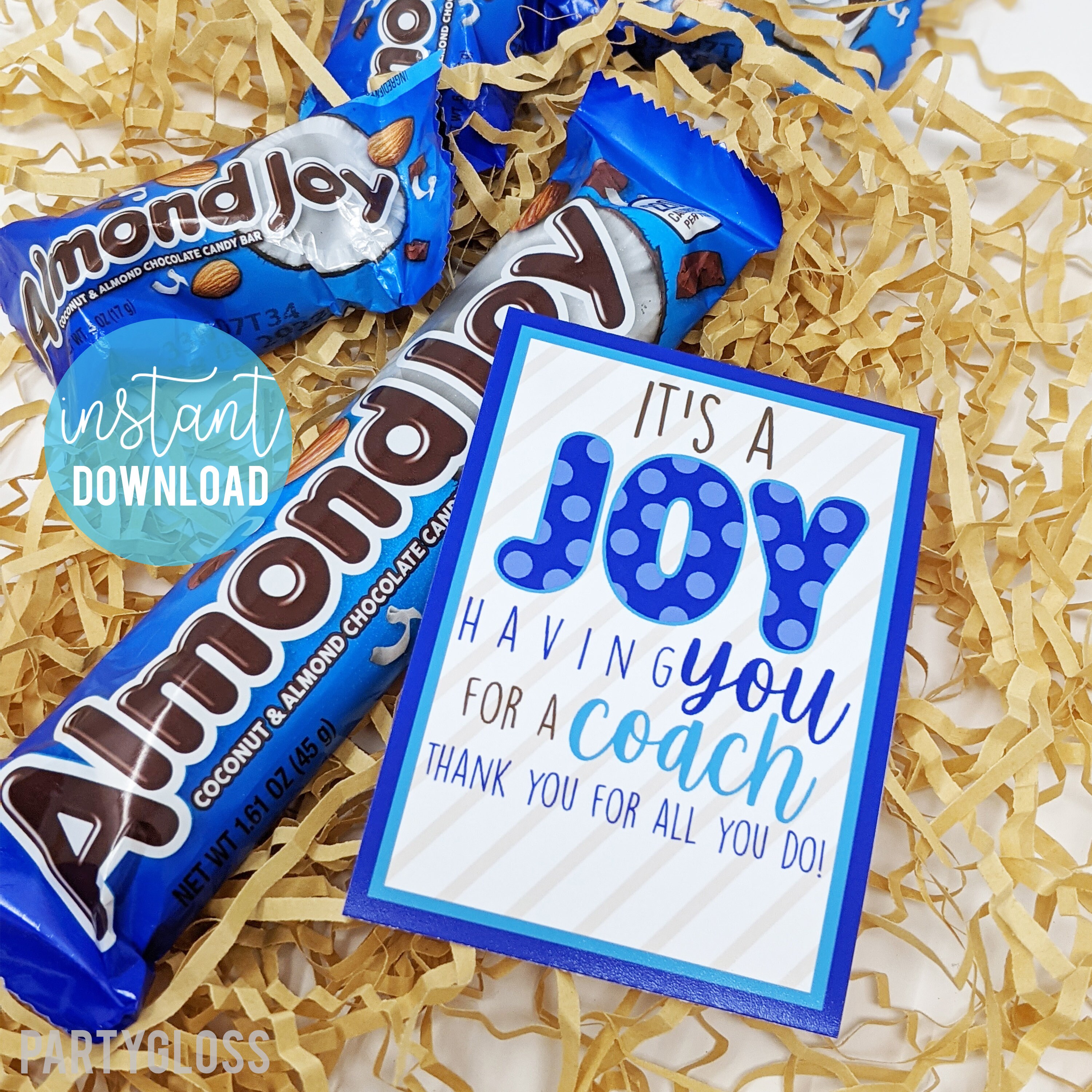 Coach Appreciation Printable Tag Printable Joy Team Tags - Etsy