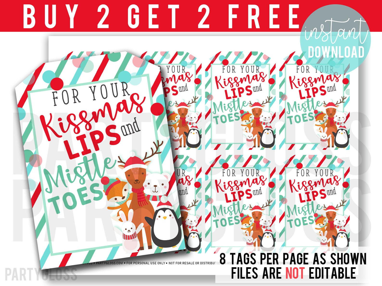 Mistle Toes Mistletoe Tag | Nail Polish Socks | Staff Tag | Teacher ...