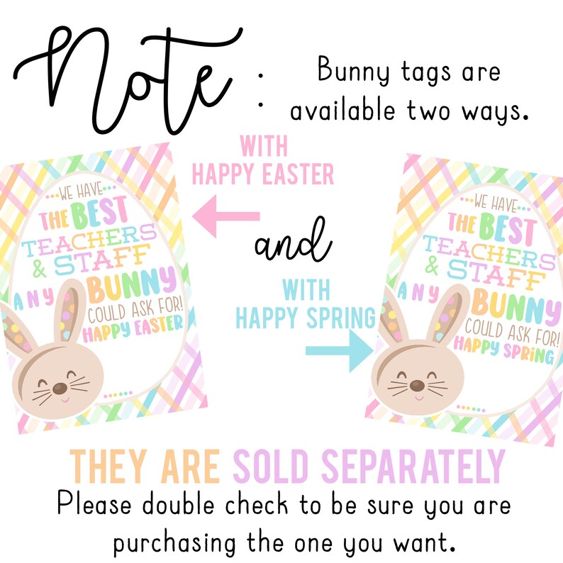 Teacher Appreciation Printable Tags, the Best Teacher Any Bunny Could ...
