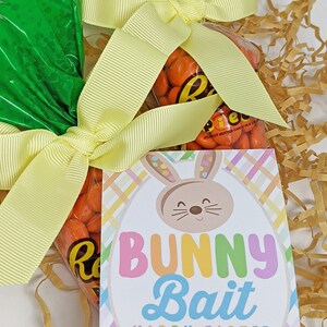 Bunny Bait Printable Tags Happy Easter Candy Treat Tag - Etsy