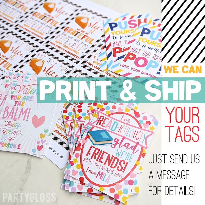 Editable Gummy Bear Valentine's Day Printable Tags, Valentine Tag Class ...