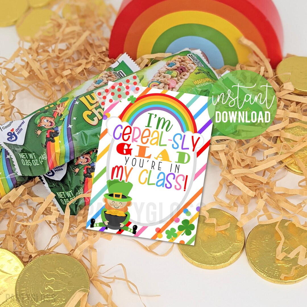 Student Appreciation St. Patrick's Day Printable Tags, Treats From ...