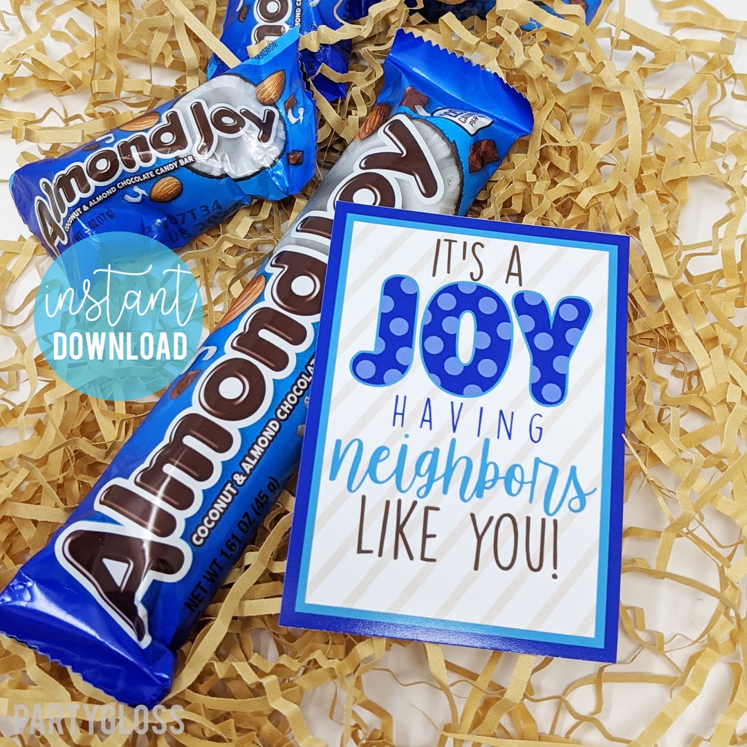 Neighbor Appreciation Printable Gift Tags Chocolate Candy Tag It's A ...