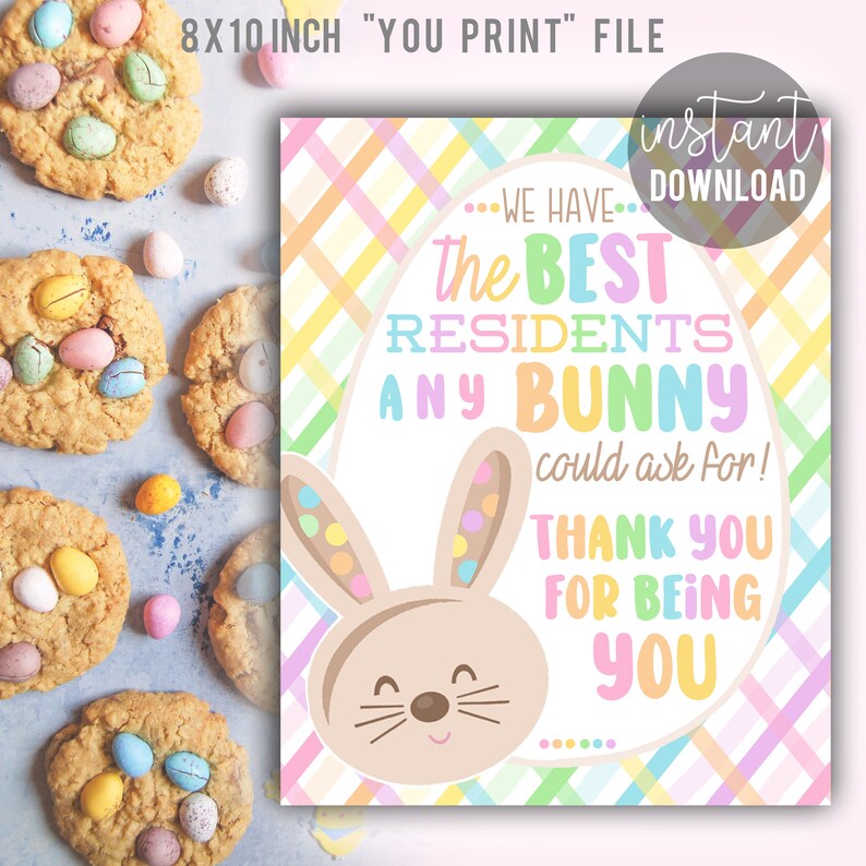 Resident Appreciation Printable Sign Care Home Print - Etsy