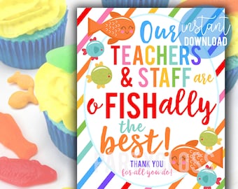 Fish Teacher Sign - Etsy