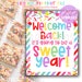 Welcome Back to School 8x10 Print First Day Sweet Year Sign - Etsy