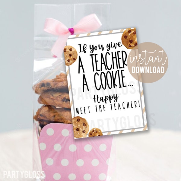 If You Give a Teacher a Cookie - Etsy