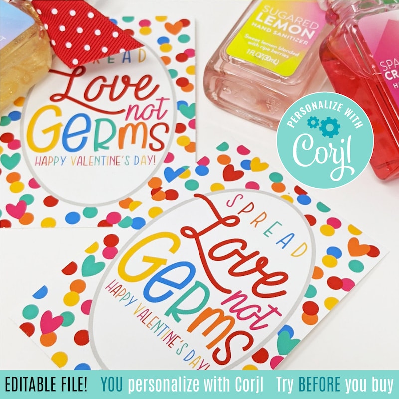 Spread Love Not Germs - Etsy
