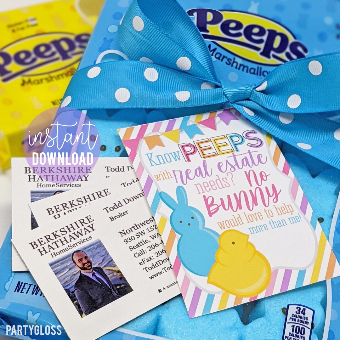 Real Estate Marketing Printable Tags Know Peeps With Real Estate Needs ...