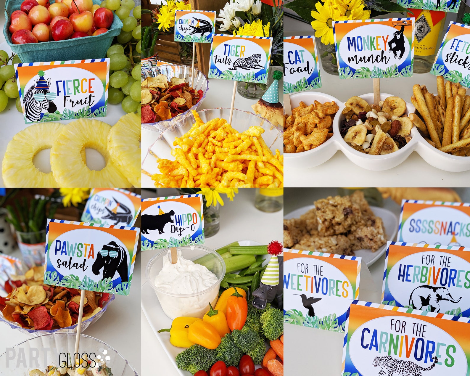 Party Animals Instant Download Birthday Party Package | Party Animal ...