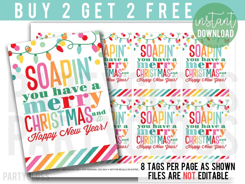 Christmas Soap Hoping You Have A Very Merry Christmas Appreciation ...