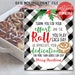Team Appreciation Print Staff Holiday Treat Sign Teacher Cinnamon Roll ...