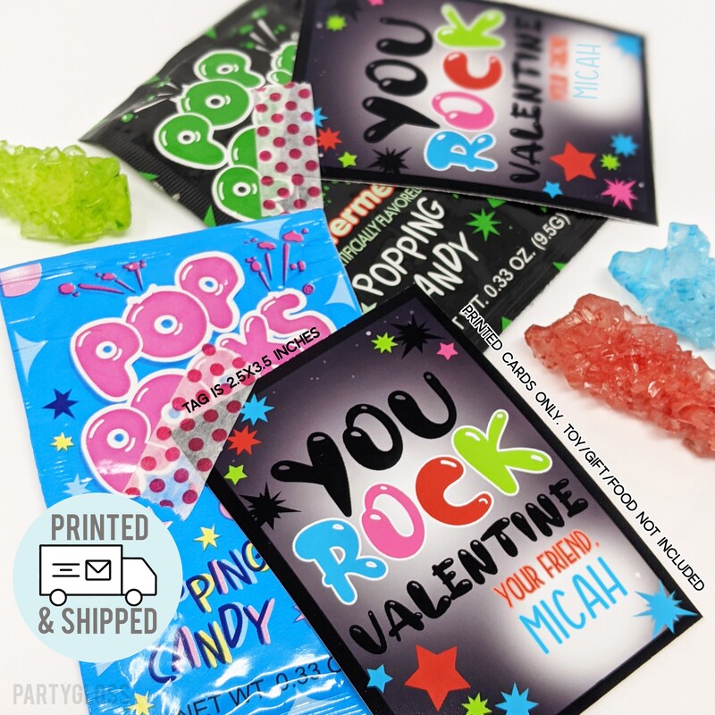 You Rock Valentine - Etsy