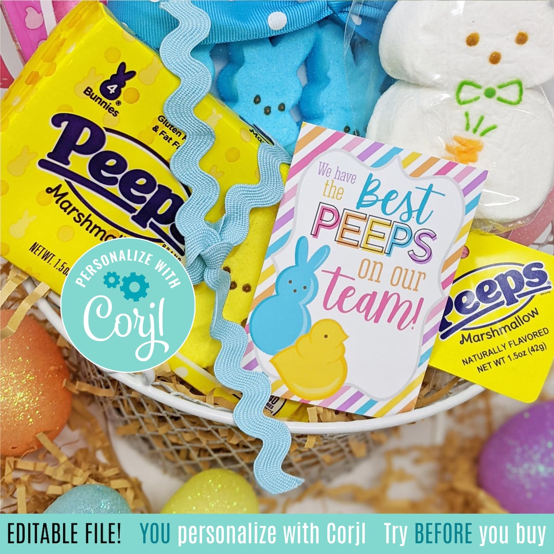 Editable Easter Team Appreciation Printable Tags Team Member Staff We ...