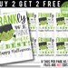 Frankenstein Halloween Printable Gift Tags PTO PTA Candy - Etsy