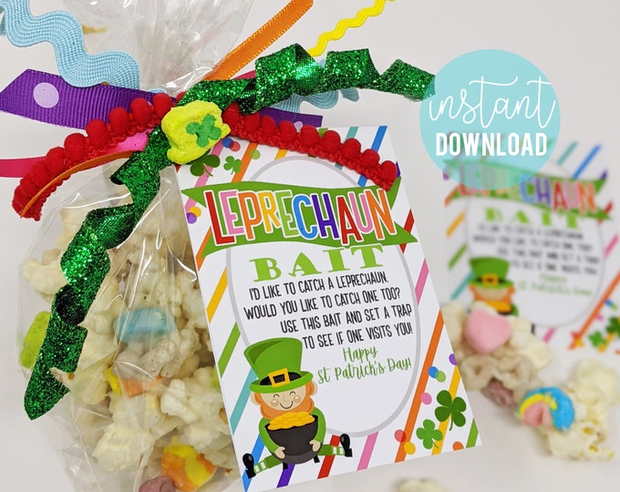 Leprechaun Bait Leprechaun Food Leprechaun Bait Card Leprechaun Food ...