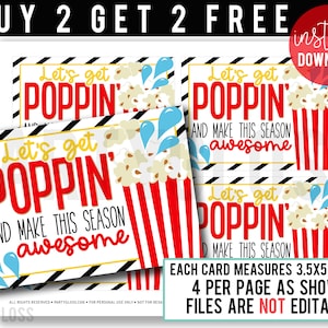 Swim Team Printable Tag | Microwave Popcorn Card | Dive Team Treat Tags ...