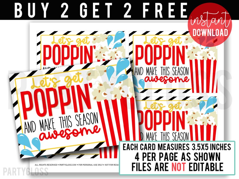 Swim Team Printable Tag | Microwave Popcorn Card | Dive Team Treat Tags ...