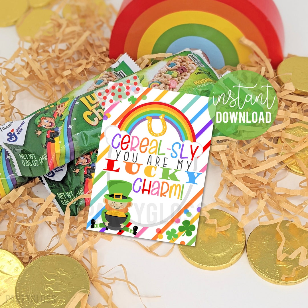 You Are My Lucky Charm St. Patrick's Day Printable Tags, Friend ...