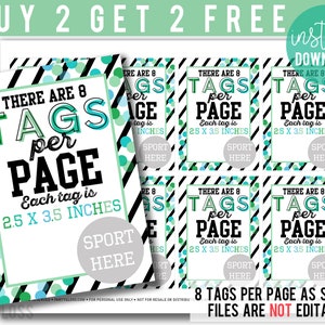 You Were Mint for This Moment Good Luck Printable Gift Tags, Sports ...