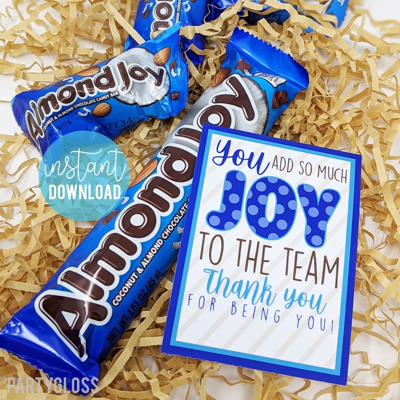 Team Member Appreciation Printable Tag Printable Joy Team - Etsy