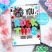 Cheer You Are Going to Rock This Good Luck Printable Gift Tags, Pop ...