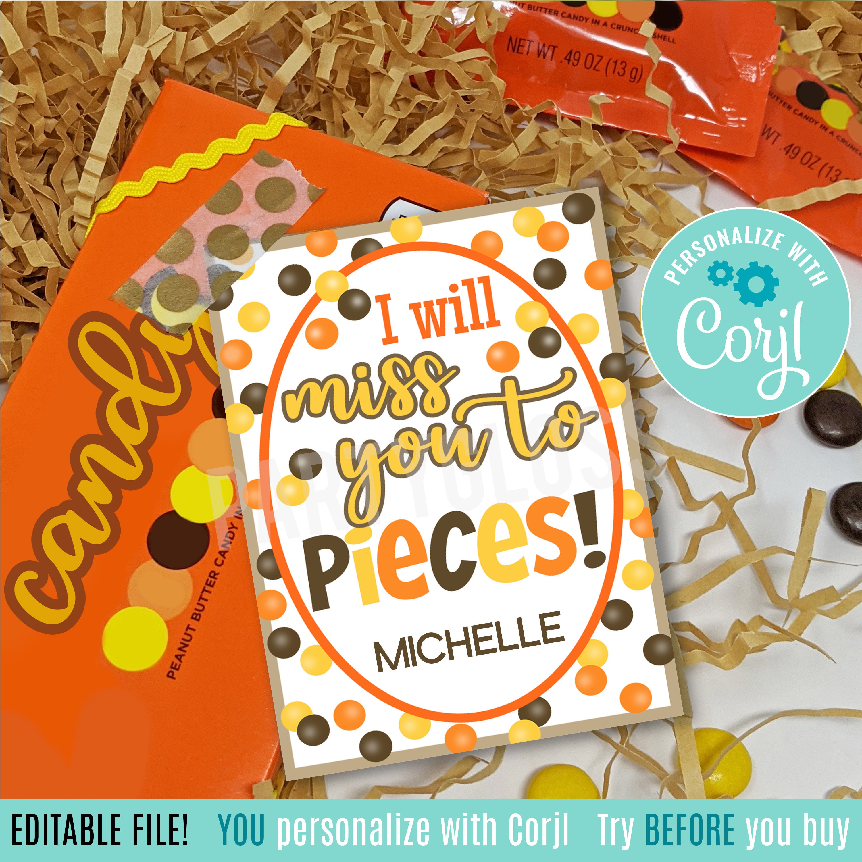 Well Miss You Card For Teacher