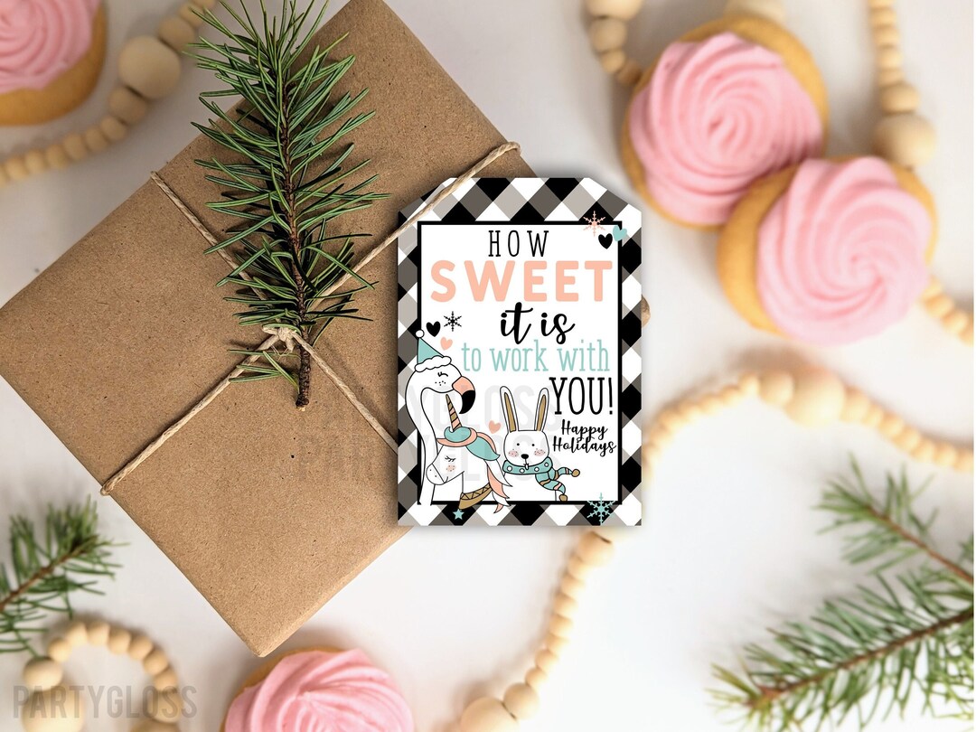 Coworker Staff Team Printable Tags | Christmas Coworker | How Sweet It ...